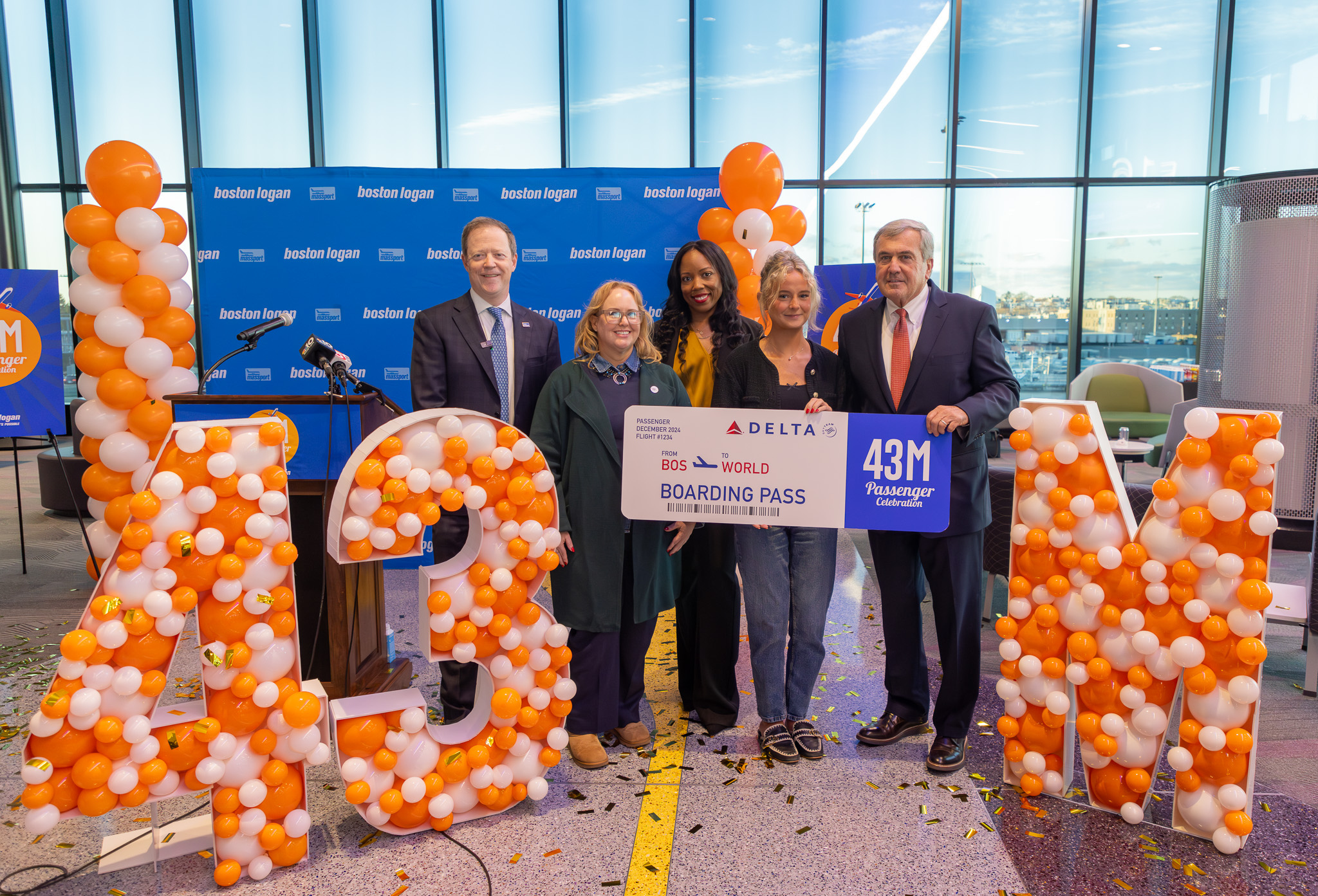 Boston Logan Breaks Passenger Record, Celebrates Year Full of Growth ...